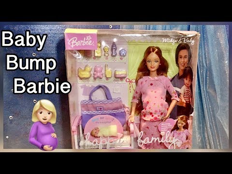 Let's Open! Happy Family Midge & Baby ~ Pregnant Barbie Doll Review