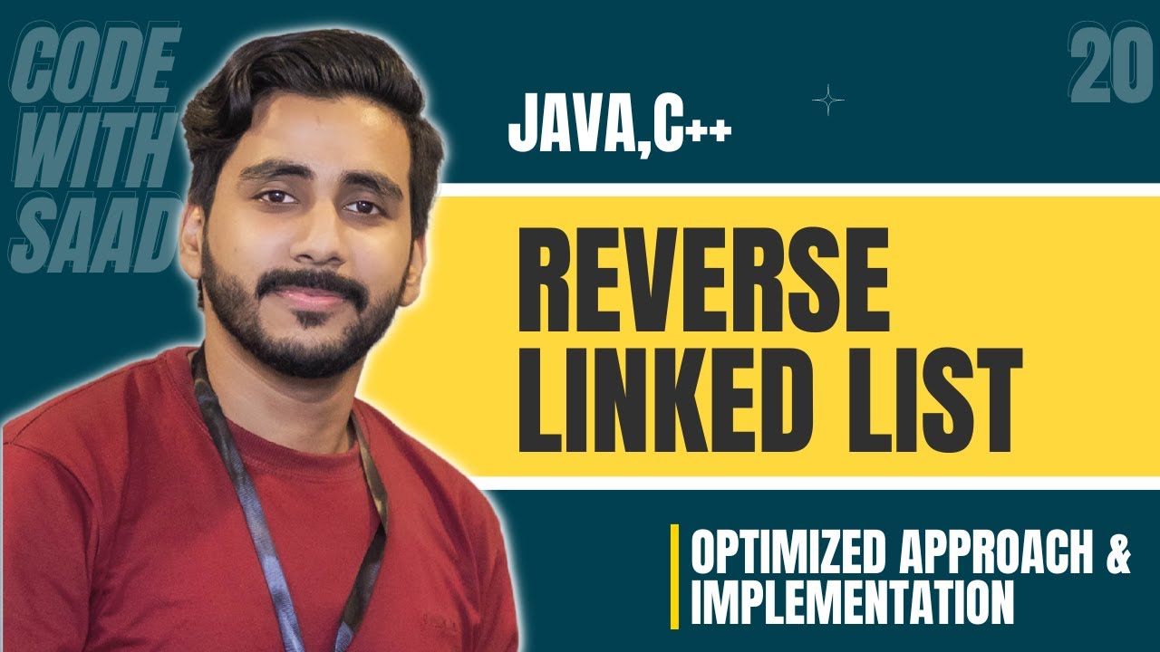 LeetCode REVERSE LINKED LIST Solution Explained | Java | C++ | LeetCode 206 | Saad Aslam