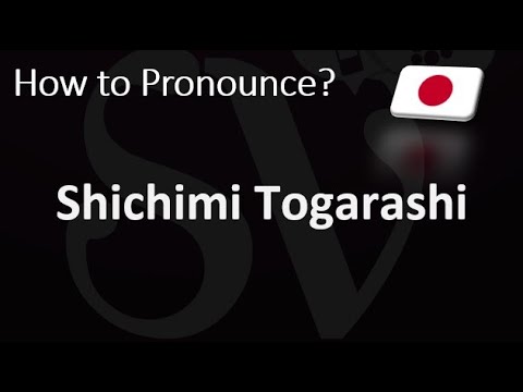 How to Pronounce Shichimi Togarashi (Japanese!)
