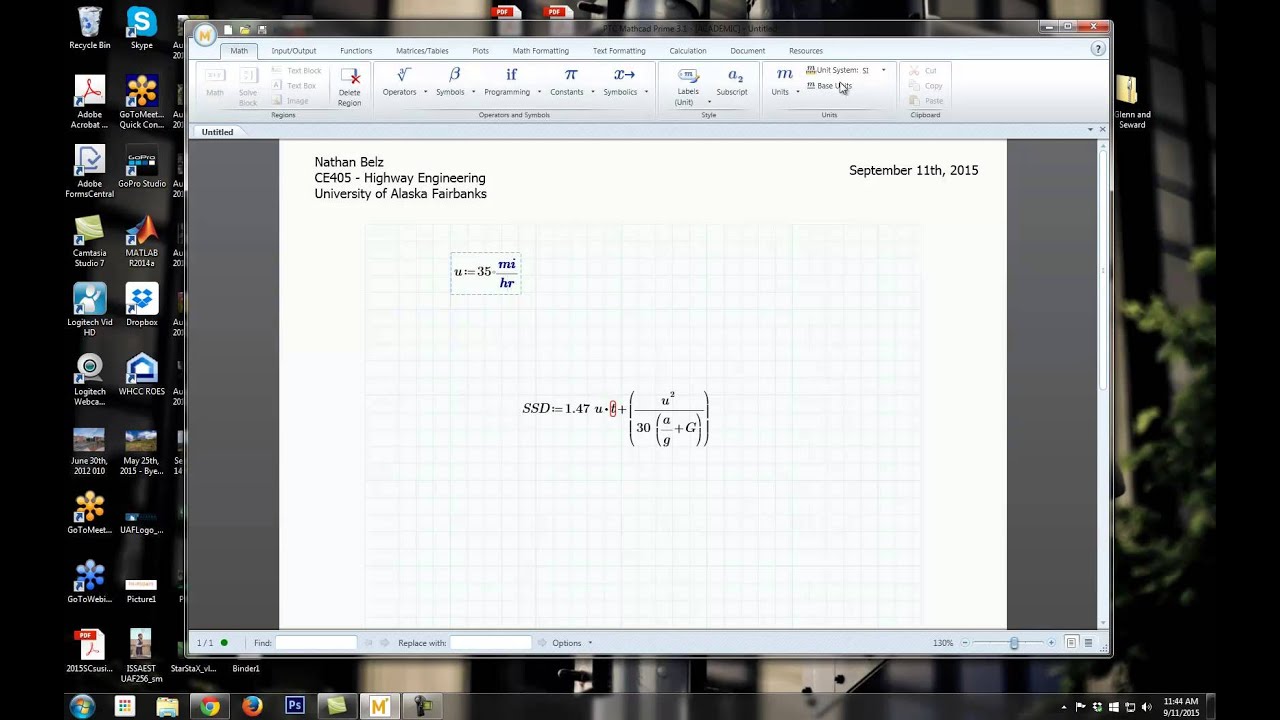 01 Mathcad Introduction 09 11 2015
