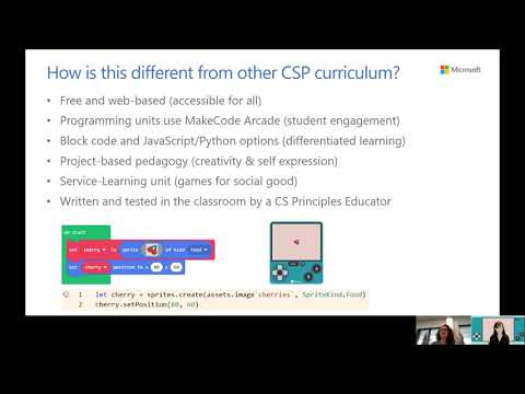 New Free Curriculum! AP Computer Science Principles with MakeCode