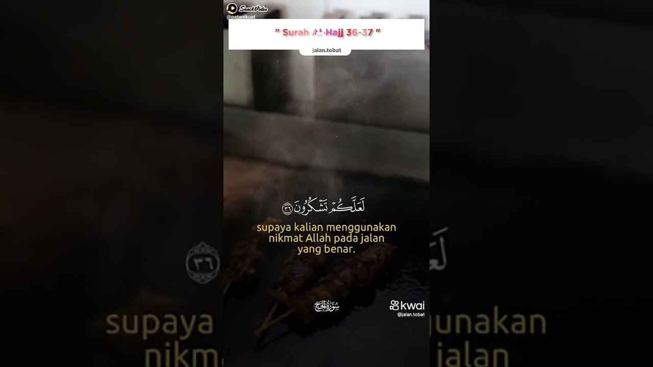 surah Al hajj ayat 36 37 Qory syekh misary rasid