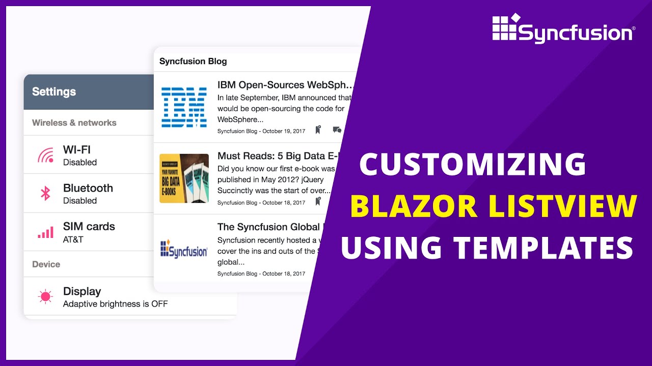 Customizing Blazor Listview Using Templates West J