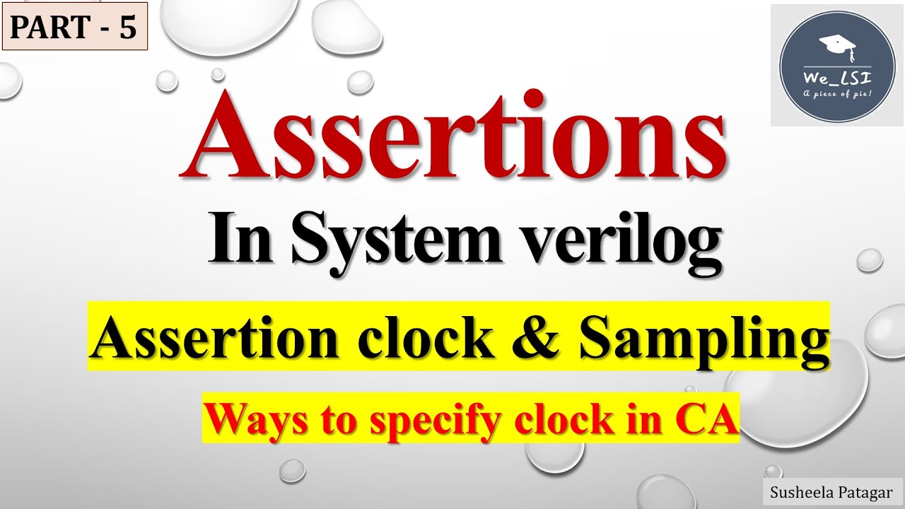Assertion clock and sampling | Concurrent assertion | PART - 5 #systemverilog #vlsi #verification