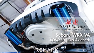 Greddy Remark "Boso Edition" Axleback - 2015+ WRX / STI-Burnt Stainless ...