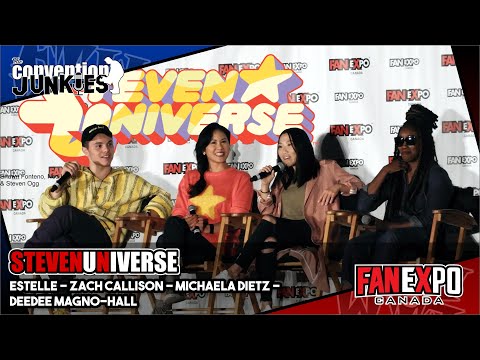 Steven Universe Cast: Estelle, Zach, Michaela, Deedee - Fan Expo Canada 2018