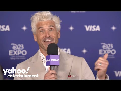 Patrick Dempsey takes Yahoo mic, interviews Ellen Pompeo
