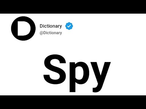 Spy Meaning In English