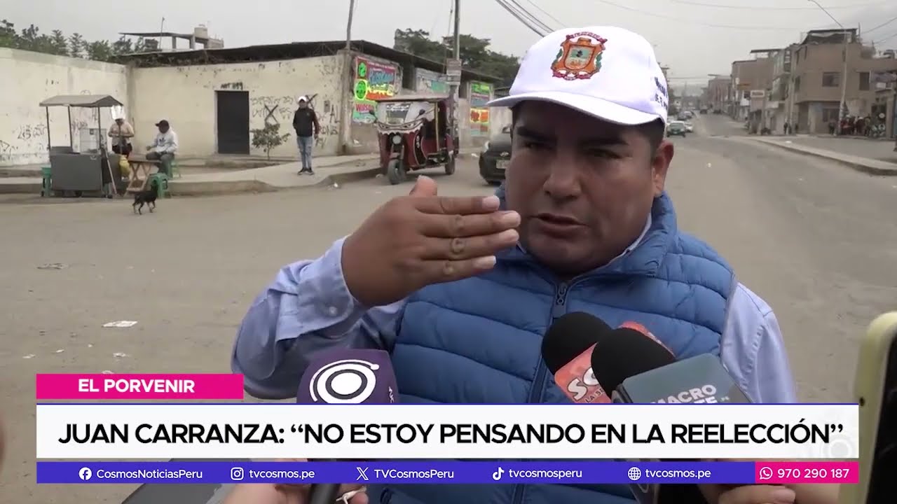 Juan Carranza: “No estoy pensando en la reelección” - Noticias del Perú, del mundo, marinera y ...