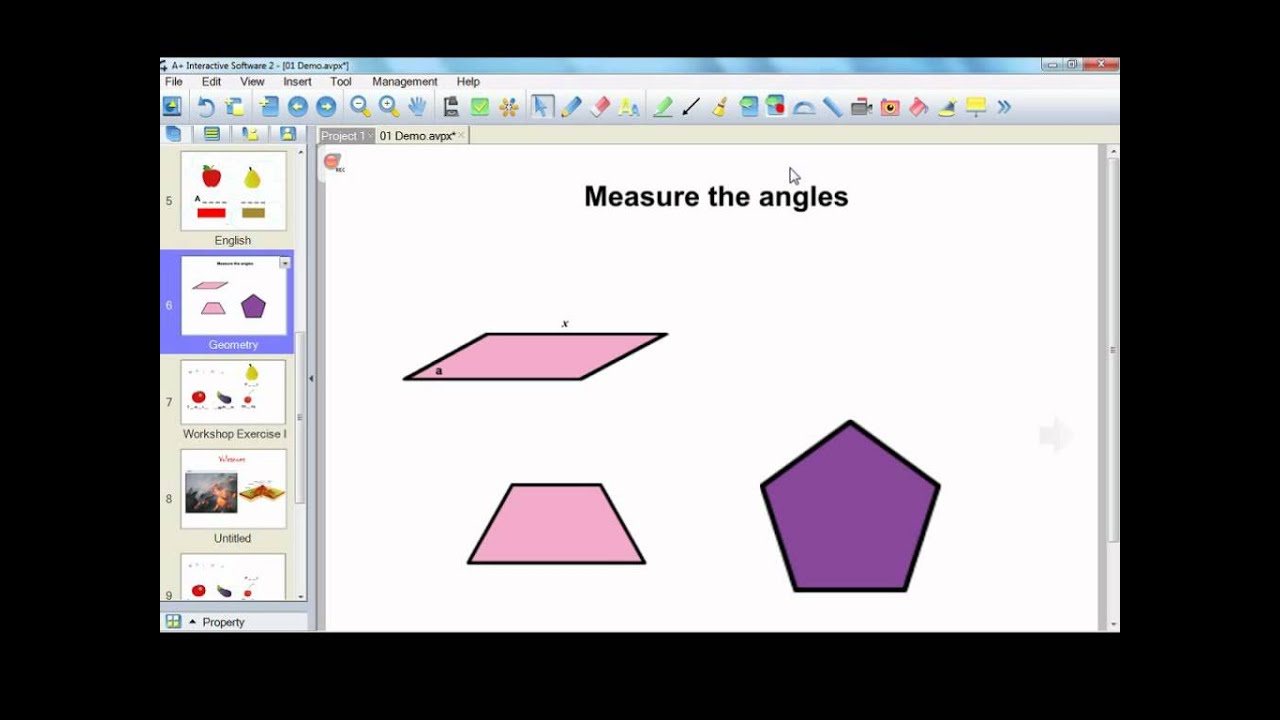 A+ Interactive Software 2 Tutorial: Special Tools