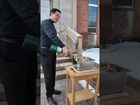 4 Steps to make ashes for ASH WEDNESDAY in the seminary