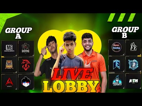 LIVE 🔴 | 🏆 FREE FIRE LIVE TOURNAMENT CASTER🔥 ||ANDHERA SCRIMS🎮🚀 | Dominating the Lobby 💀|