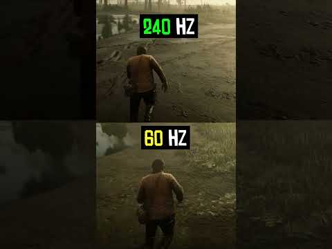 60hz vs 240hz Gaming #60hz #144hz #Monitors