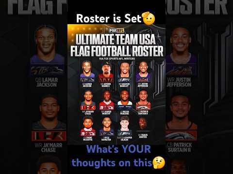 Team USA Flag Football Roster #nflfootball #footballshorts #flagfootball #footballmemes #nflmemes