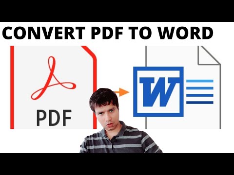 how to convert pdf to word free without any software | New | 2020 | #convertpdftoword