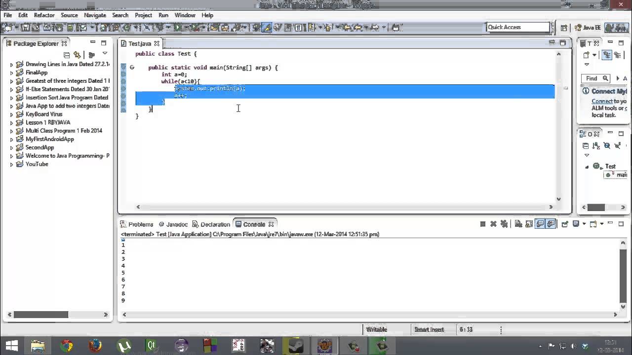 Java Beginner Tutorial 9 - While and do while loops