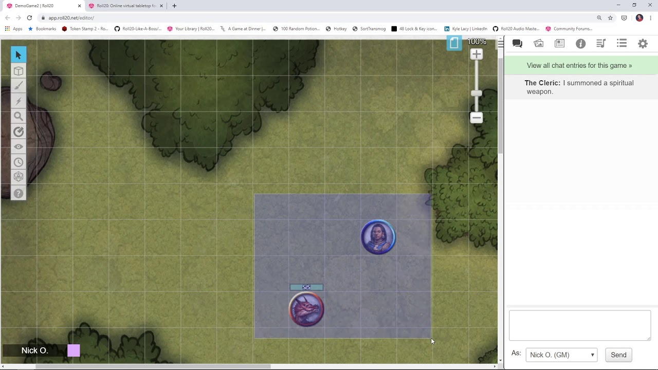 Summoning a Spiritual Weapon: A Roll20 API Script Tutorial