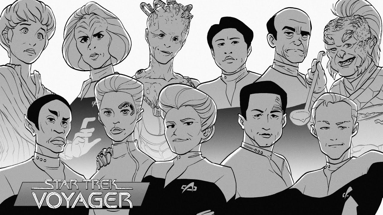 Dave Doodles: Star Trek: Voyager