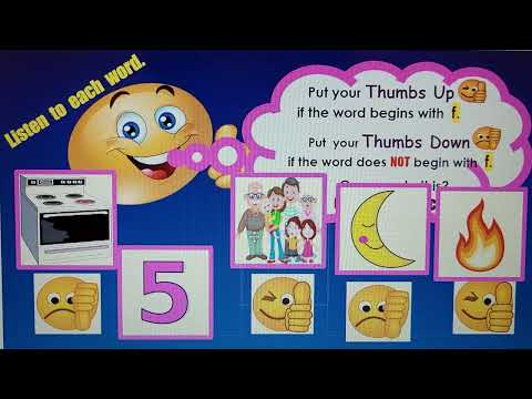 Mini Lesson of words beginning with Ff and using these words in sentences