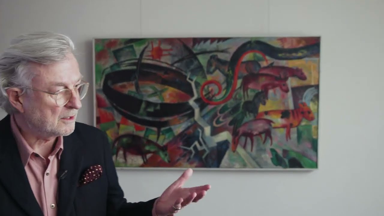 Art Expert explains 'Landschaft mit Tieren' by Heinrich Campendonk - Ketterer Kunst