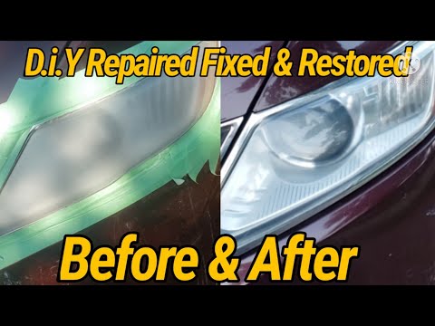 Lincoln MKX 21years Old Headlamp Restoration