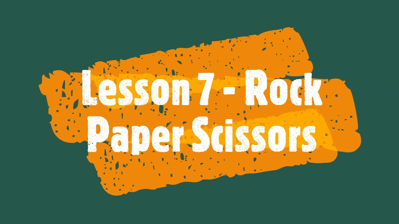Lesson 7 Rock Paper Scissors in Javascript