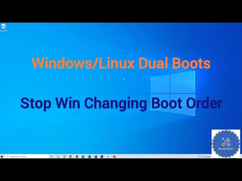 Stop Windows from changing UEFI boot order, Windows/Linux duel boot, Ubuntu, mint Linux,