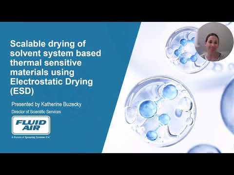 Scalable Drying of Thermosensitive TIDES in Solvents Using Electrostatic Drying (ESD)