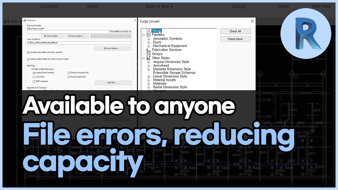 [BIM] Revit class, Check for file errors(Autodesk)