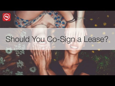 Should You Co-Sign a Lease?