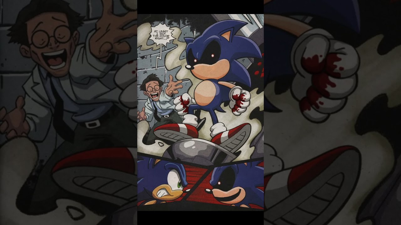 (FAKE! THIS IS AN EDIT!) Sonic.exe was in the Archie Comics!??!? #Shorts