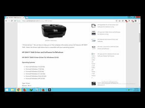 Download HP ENVY 7640 Driver and Software for Windows & Mac