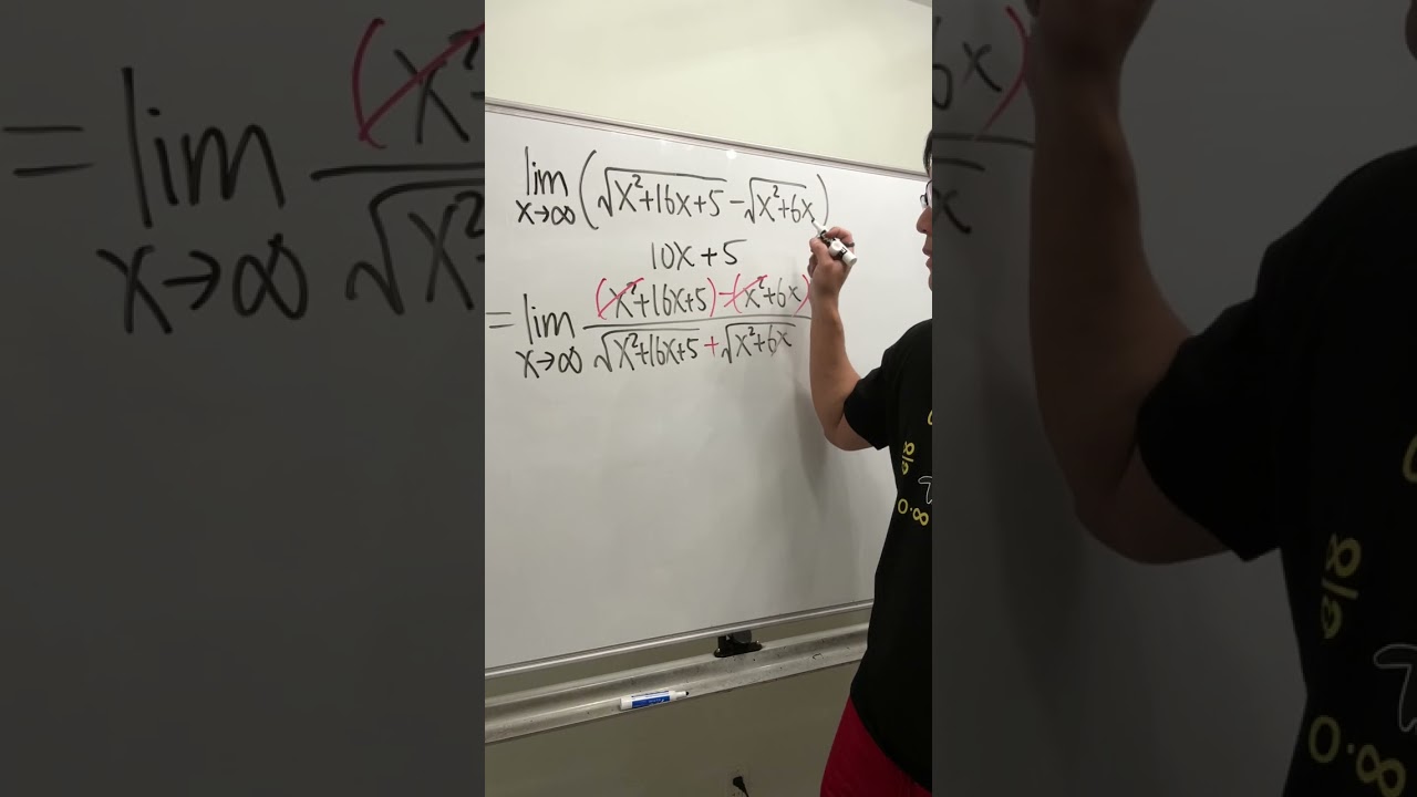 Calculus 1 final exam limit!