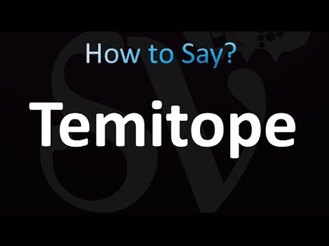 How to Pronounce Temitope (correctly!)