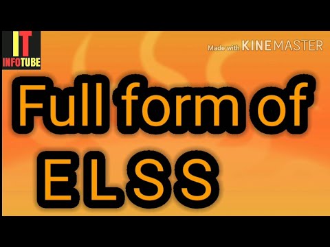 Full form of ELSS | what is ELSS