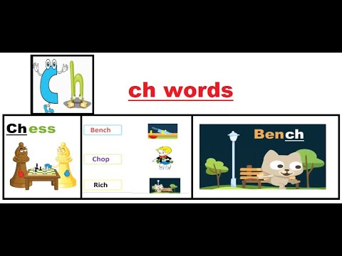#ch words #digraph #ch sound words #beginning 'ch' words #ending 'ch' words #consonant digraph 'ch'