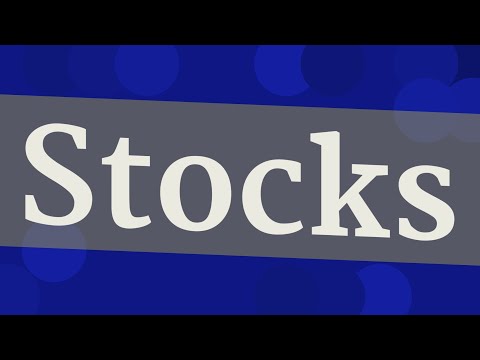 STOCKS pronunciation • How to pronounce STOCKS