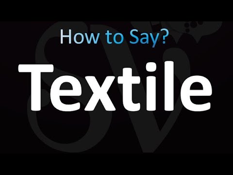 How to Pronounce Textile (correctly!)