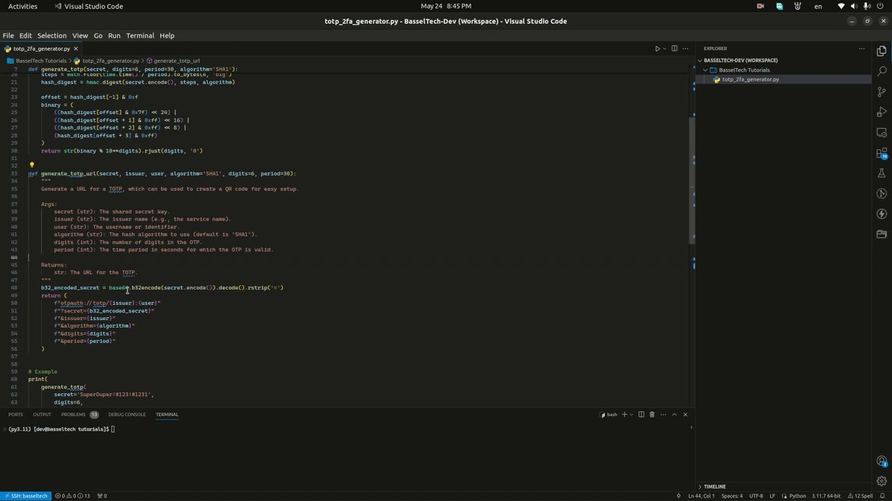 Python 2FA: TOTP in Minutes