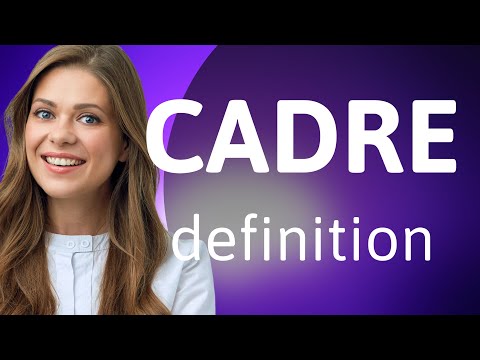 Cadre — CADRE definition