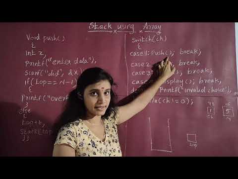 Stack- Data structure - stack using Array in Malayalam