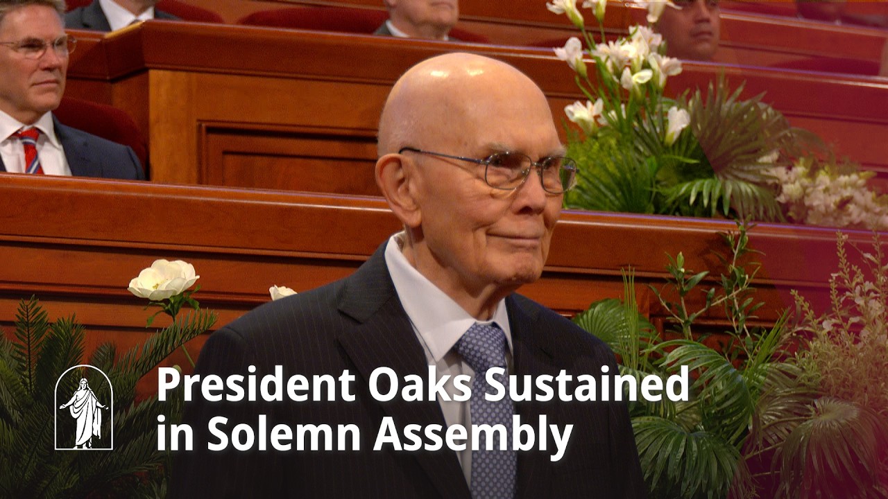 President Oaks Sustained in Solemn Assembly
