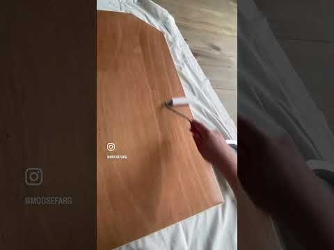 Caravantafel opgeknapt #caravan