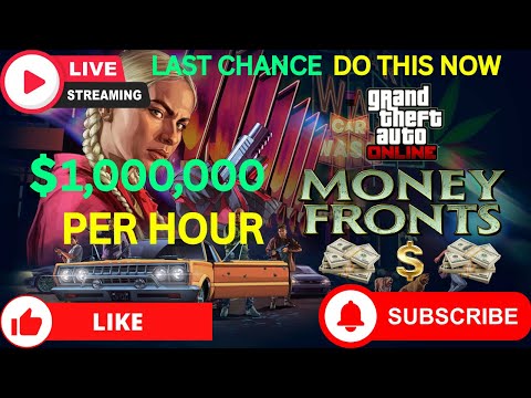 GTA V Online NEW Money Fronts DLC Grind TUNE in and CHAT!