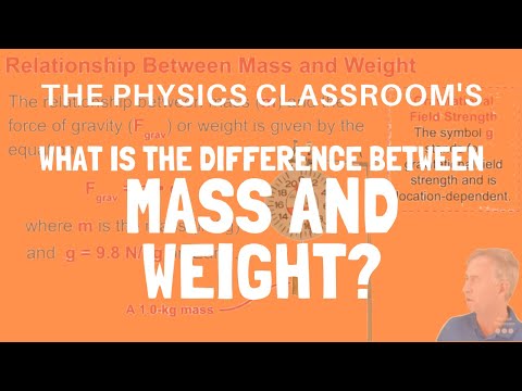 Mass and Weight