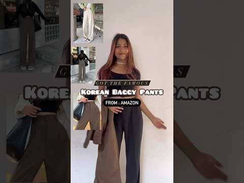 Got the famous Korean Baggy Pants from Amazon ✨ (review)