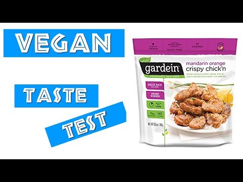 GARDEIN MANDARIN ORANGE CRISPY CHICK'N TASTE TEST | VEGAN