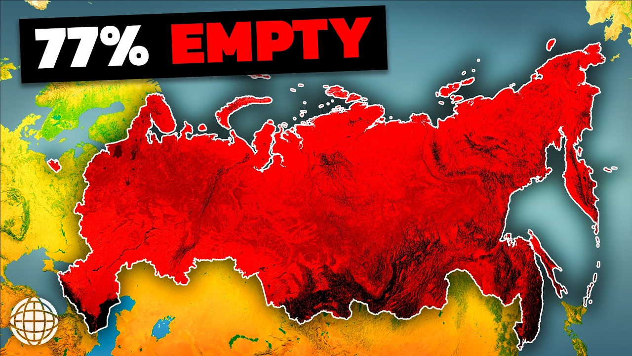 The Insane Geography of Russia: 11 Time Zones, 77% Empty