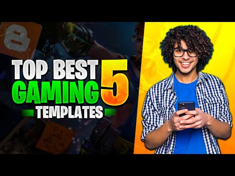 Top 5 Gaming Premium Blogger Templates Free Download - Blogspot Premium Template Download