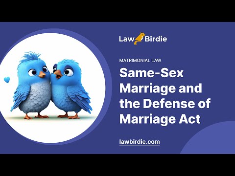 Same-Sex Marriage and the Defense of Marriage Act - Essay Example